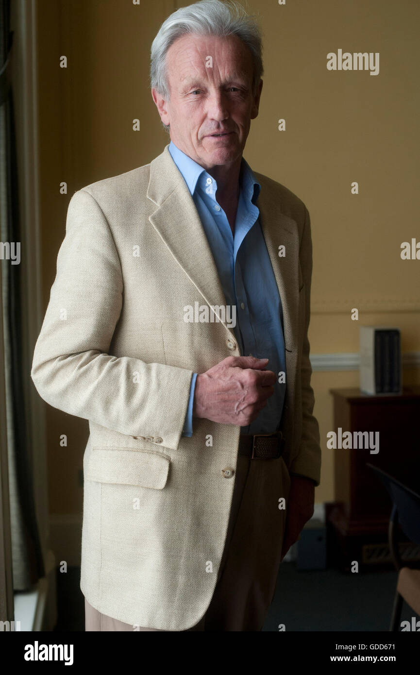 Leading UK travel writer Colin Thubron pictured at Canada House London ...
