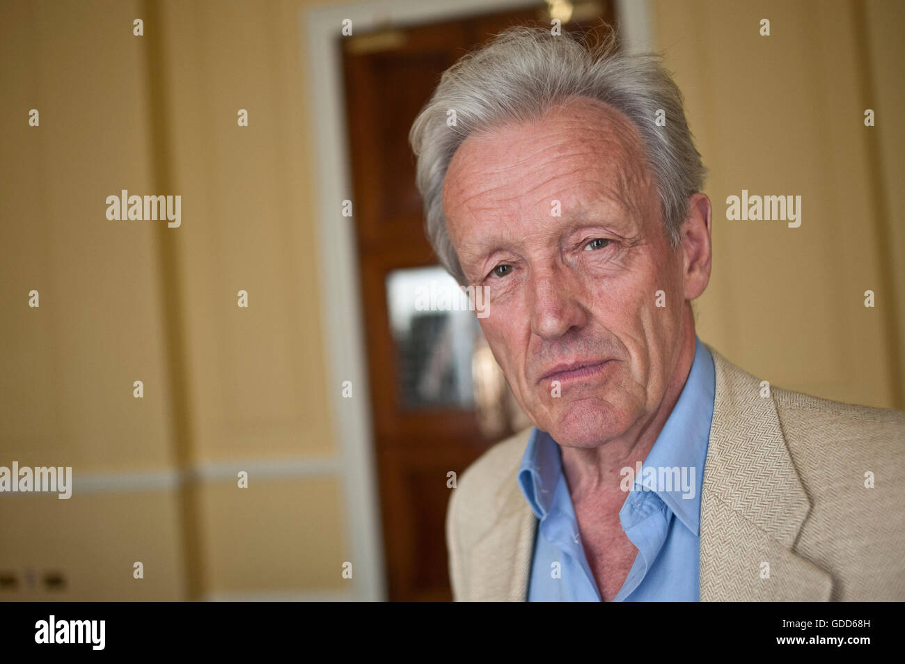 Leading UK travel writer Colin Thubron pictured at Canada House London ...