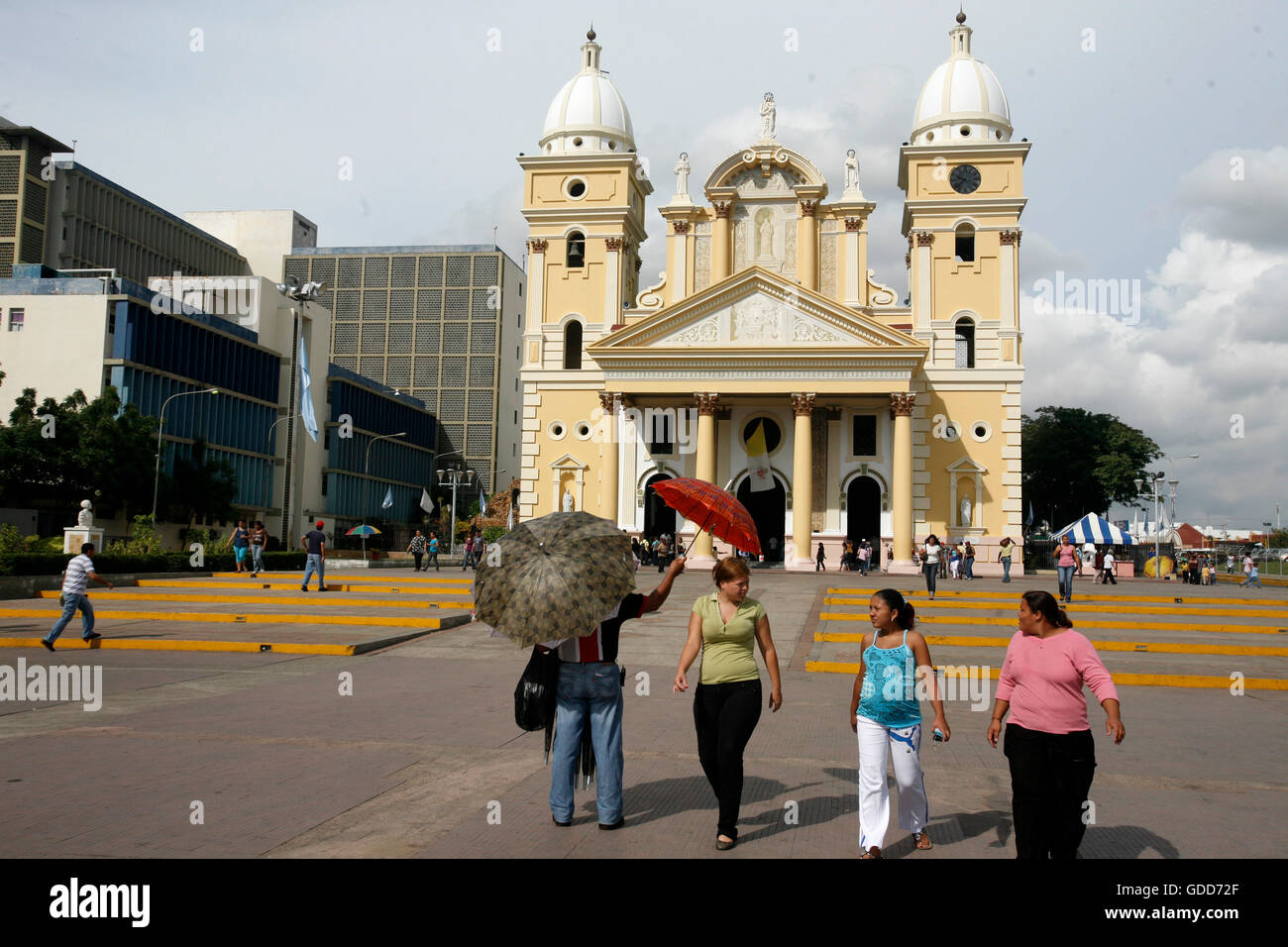 the catedral in the town of Maracaibo in the west of Venezuela Stock ...