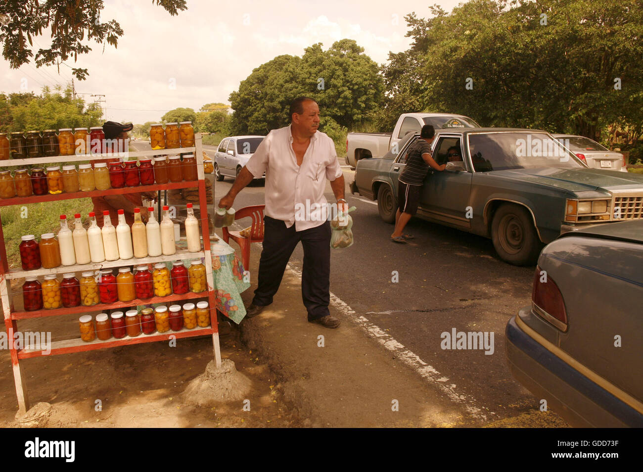 street life in the town of Maracaibo in the west of Venezuela Stock ...