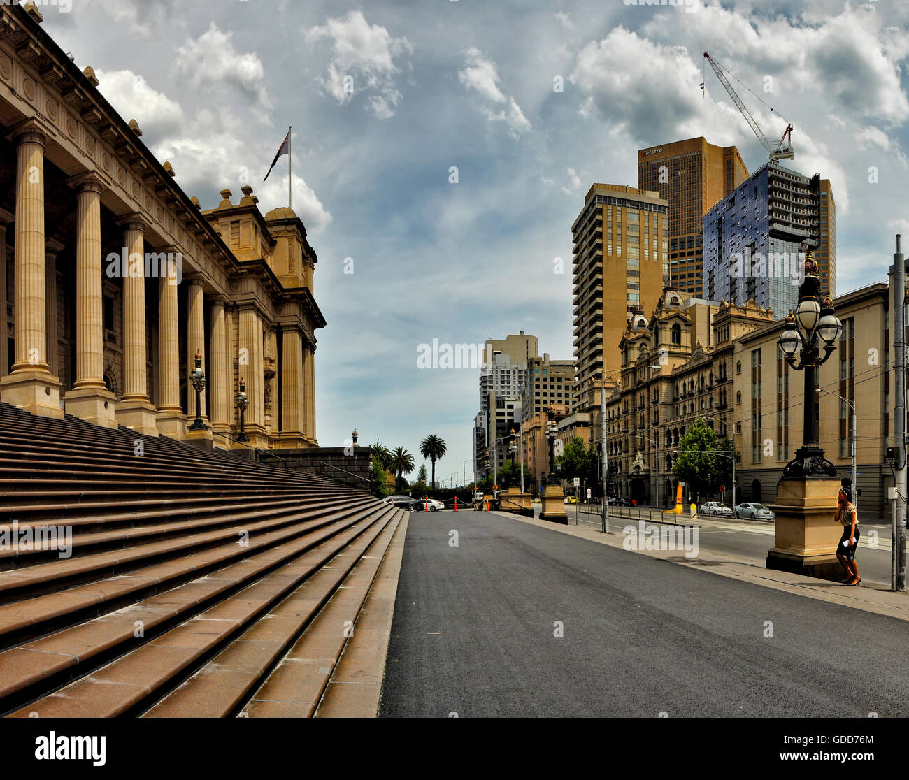 A Sunny summer day. Melbourne Stock Photo - Alamy