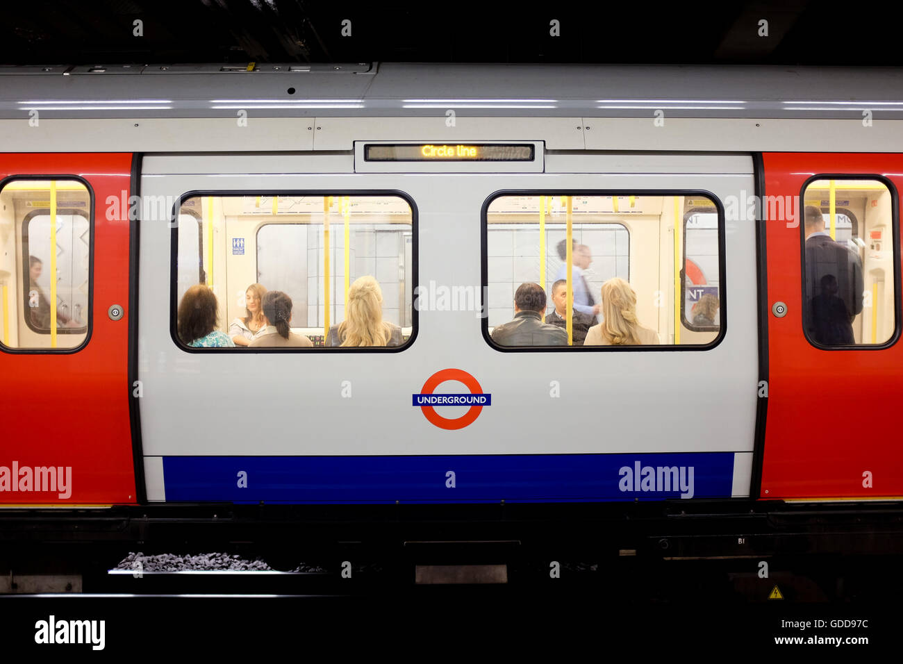 London underground train hi-res stock photography and images - Alamy