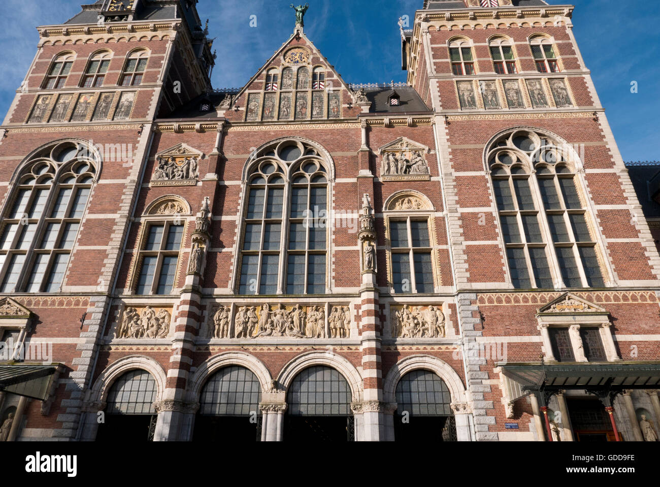 Rijksmuseum one of Amsterdam beautiful buildings, Holland, Netherlands ...