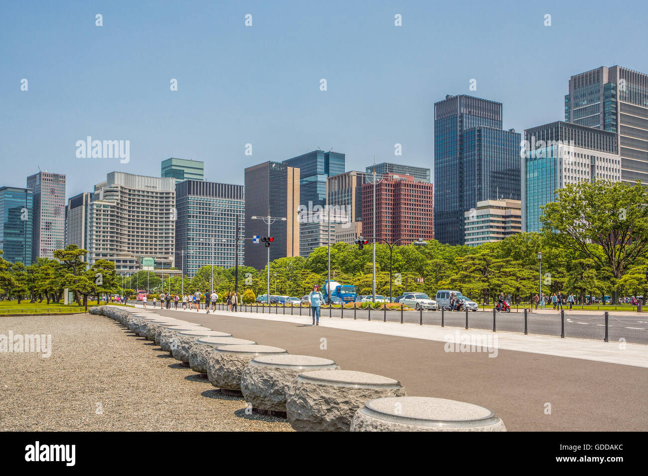 Japan,Tokyo City,Marunouchi Financial District Skyline Stock Photo - Alamy