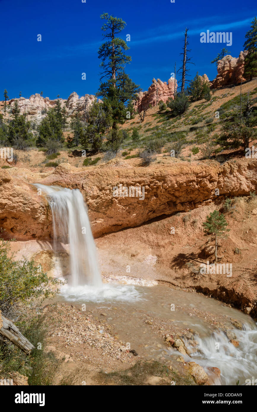 Bryce Canyon waterfall Stock Photo - Alamy