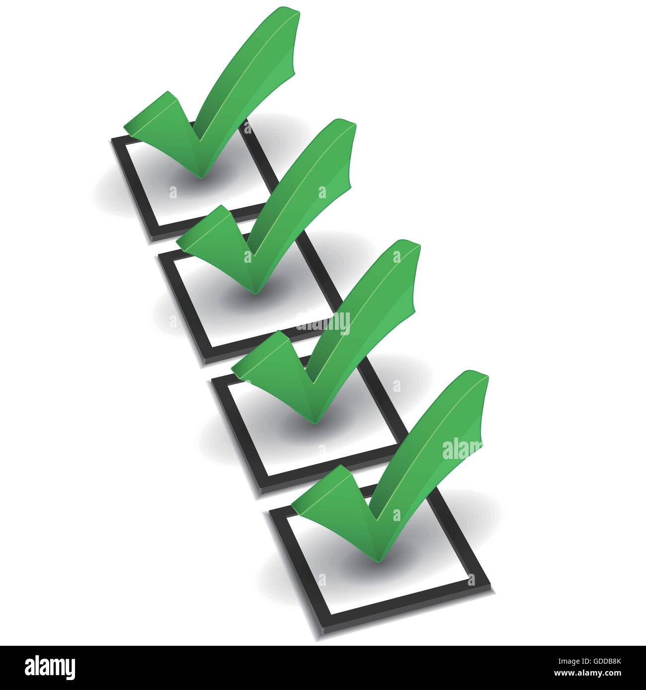 Check list business Stock Vector Images - Alamy