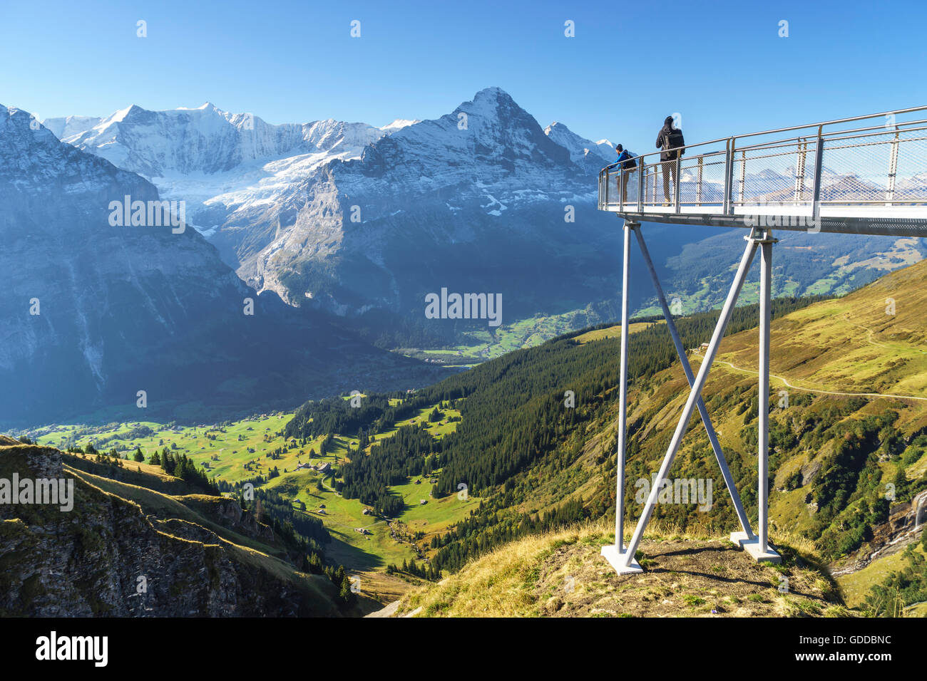 Summit trail and observation platform with the name First Cliff Walk at ...