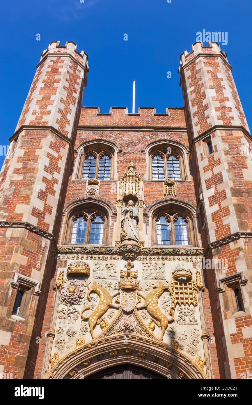 England,Cambridgeshire,Cambridge,St. John's College,The Great Gate ...
