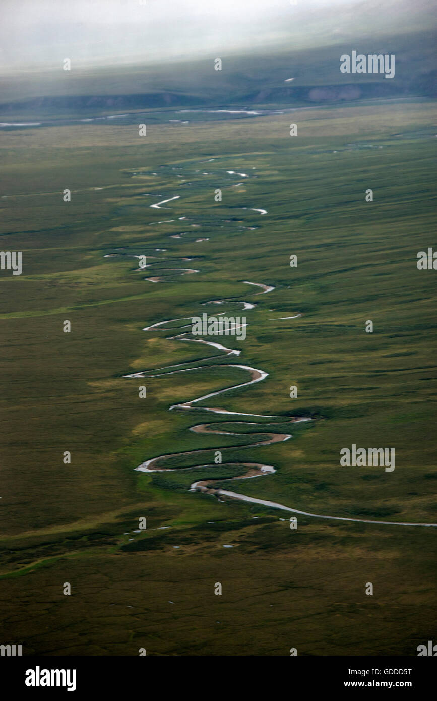 Alaska river aerial hi-res stock photography and images - Alamy