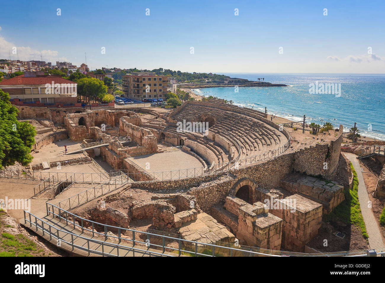 Roman amphitheatre tarragona hi-res stock photography and images - Alamy