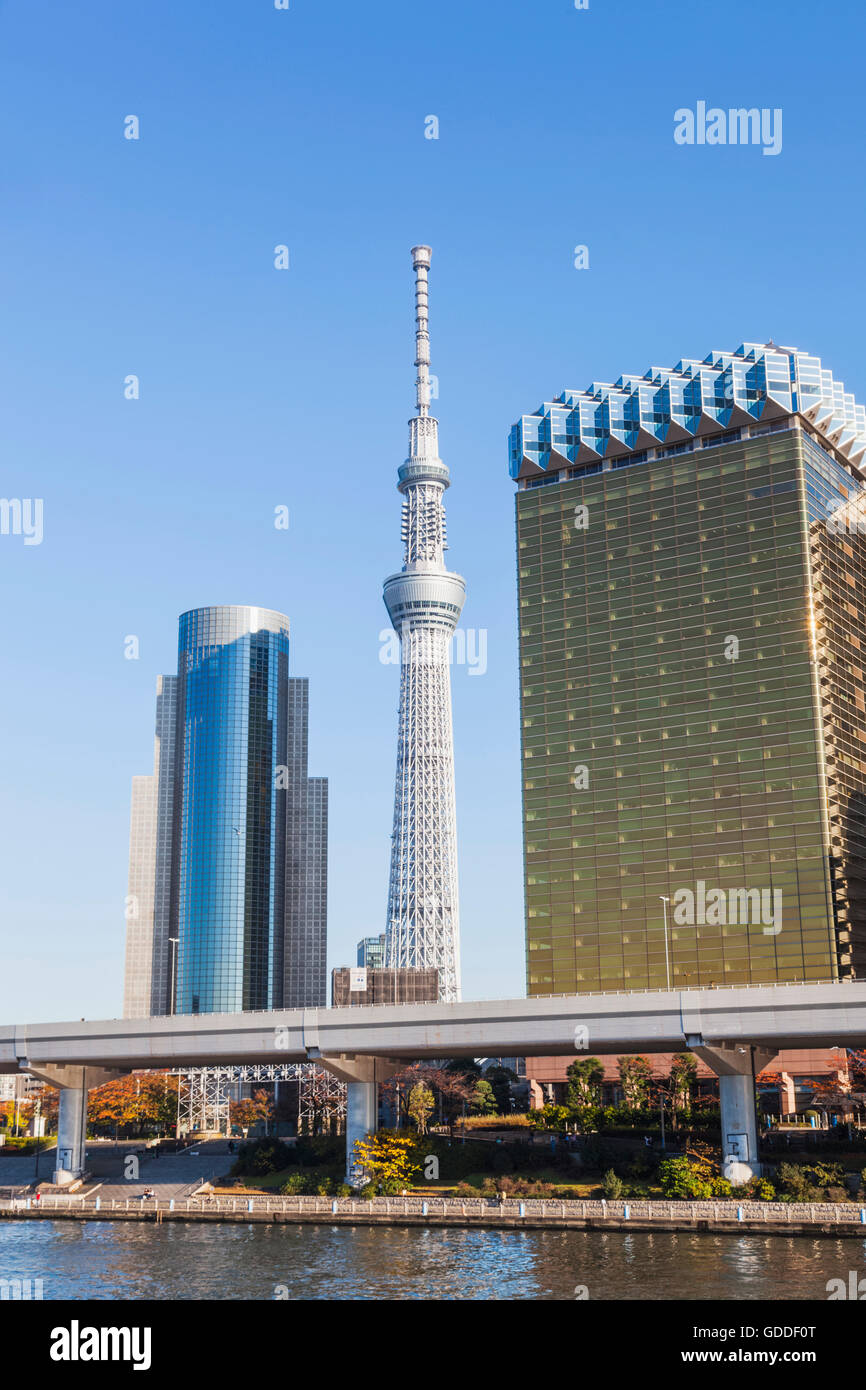 Japan,Honshu,Tokyo,Asakusa,Sumida River and Sky Tree Stock Photo - Alamy