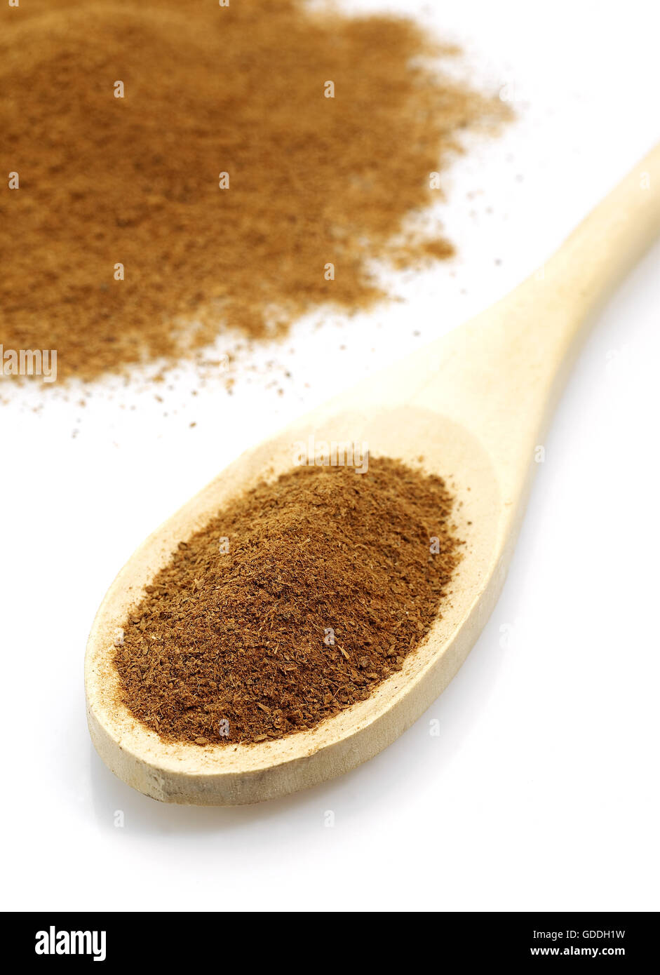 CINNAMON POWDER cinnamomum zeylanicum Stock Photo - Alamy