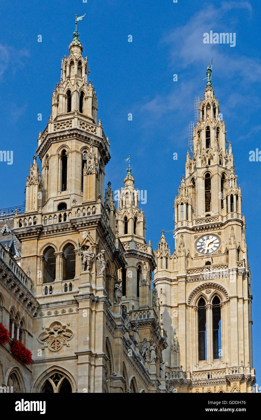 City hall towers hi-res stock photography and images - Alamy