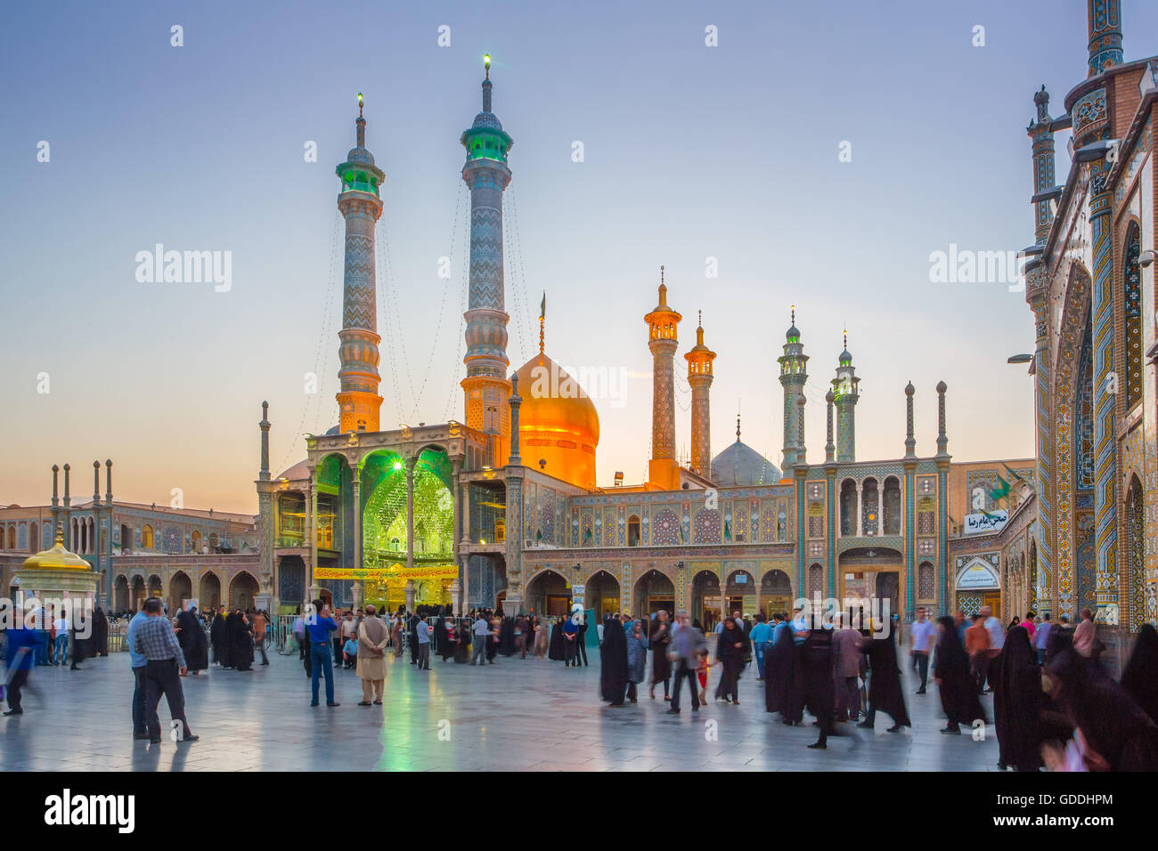 Iran,Qom City,Hazrat-e Masumeh (Holy Shrine Stock Photo - Alamy