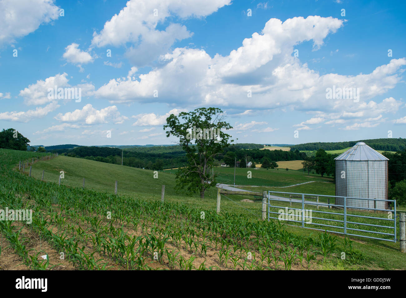 Farmland Landscapes of Jefferson, Pennsylvania Stock Photo - Alamy