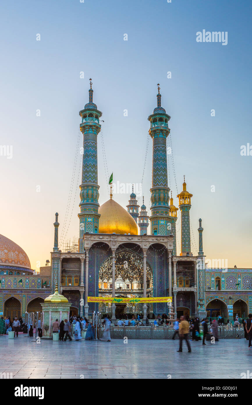 Iran,Qom City,Hazrat-e Masumeh (Holy Shrine Stock Photo - Alamy
