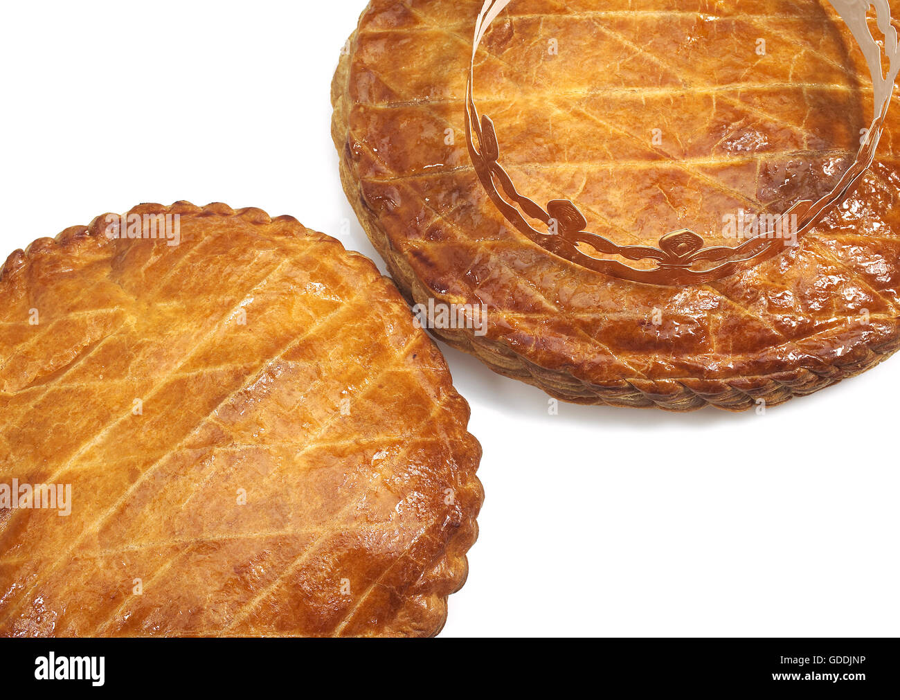 GALETTE DES ROIS, FRENCH KING CAKE CELEBRATING EPIPHANY Stock Photo - Alamy