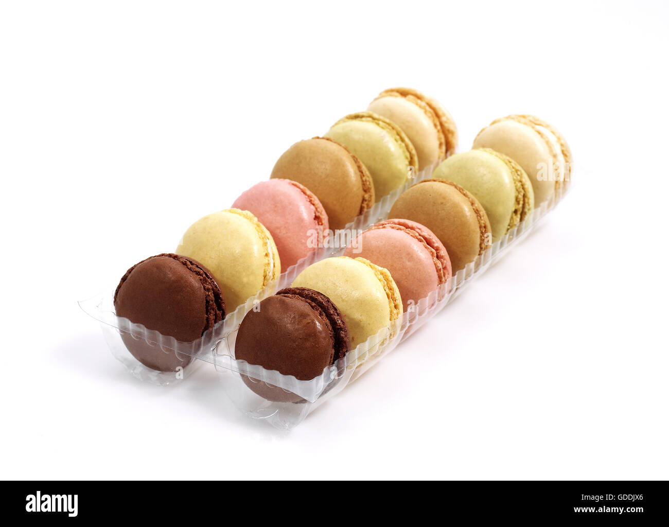 MACAROONS AGAINST WHITE BACKGROUND Stock Photo - Alamy