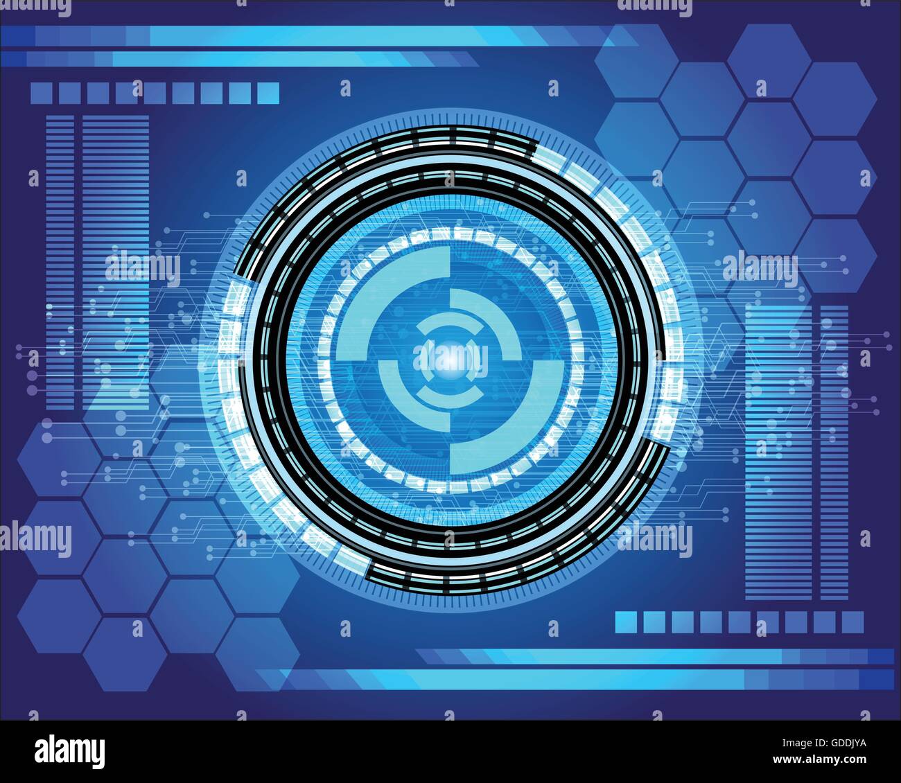 Abstract technology blue background design vector illustration Stock ...