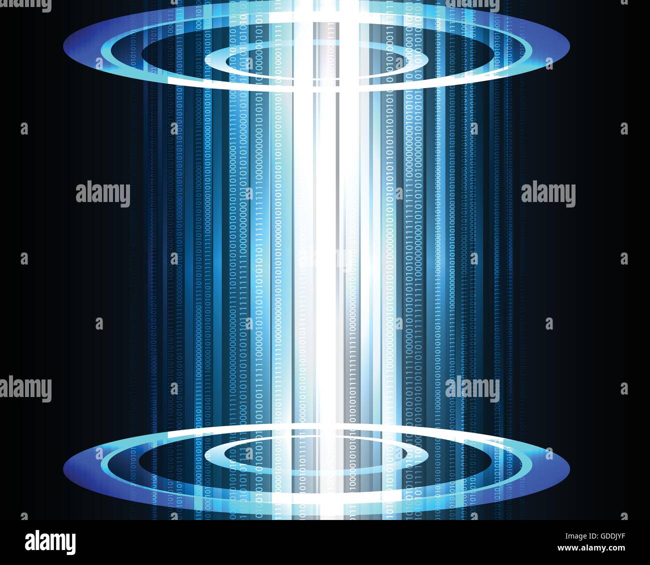 Digital technology movement blue light background illustration Stock ...