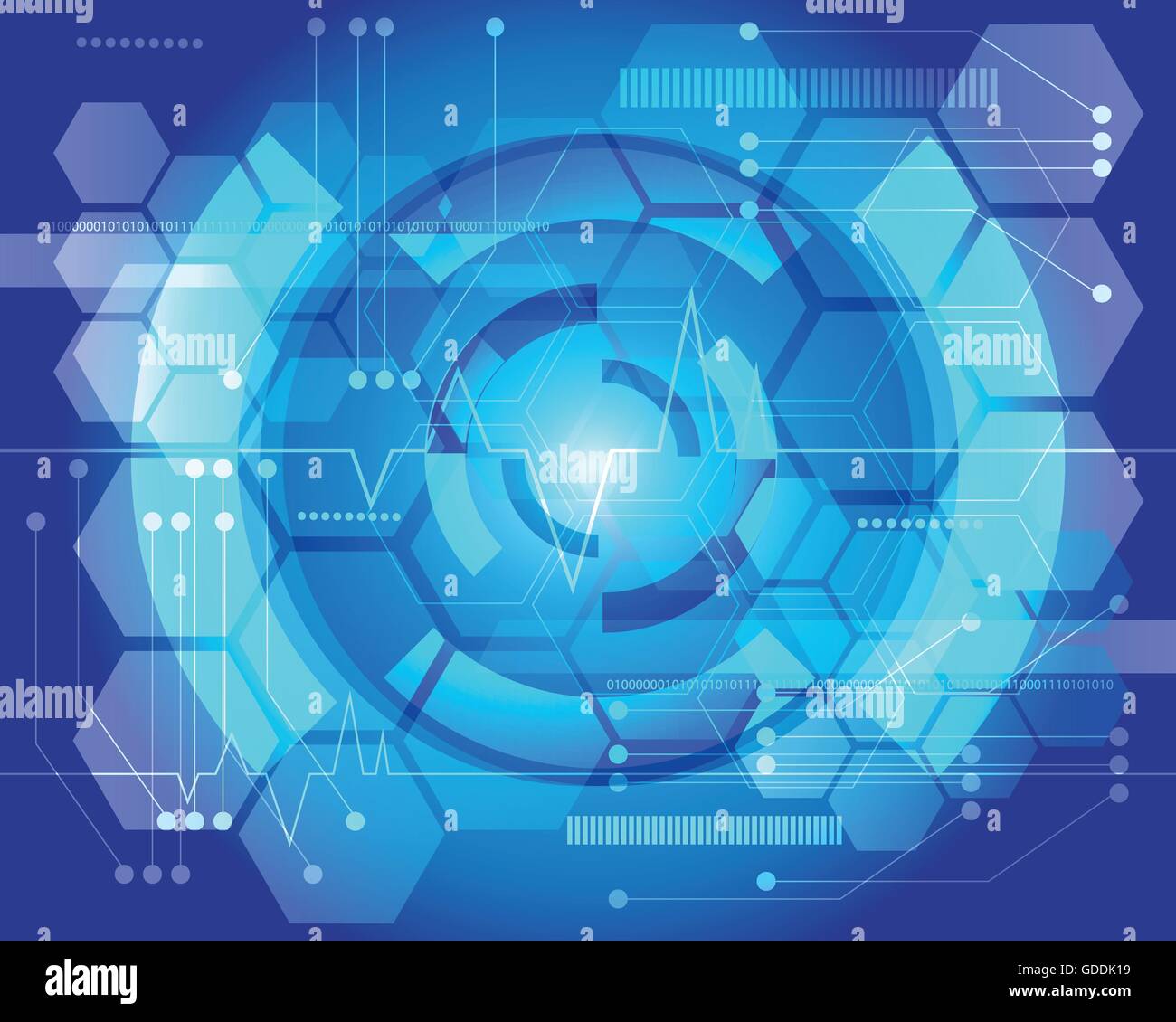 Abstract technology blue background design vector illustration Stock ...