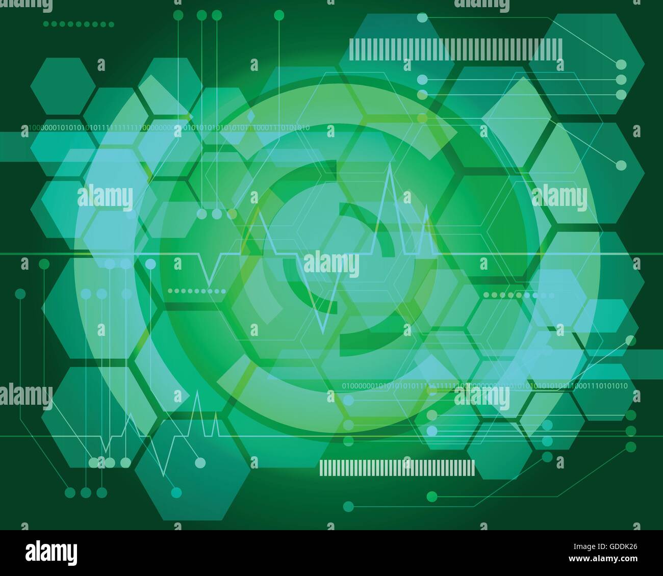 Vector green tech background Stock Vector Images - Alamy