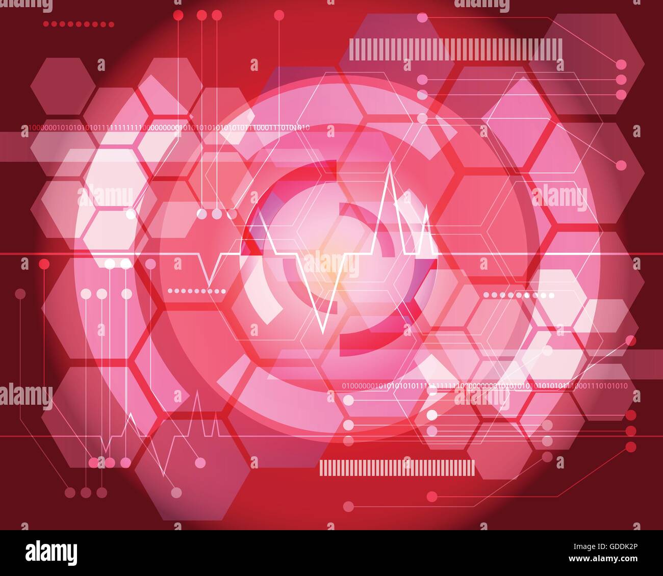 Red technology background design vector illustration Stock Vector Image ...