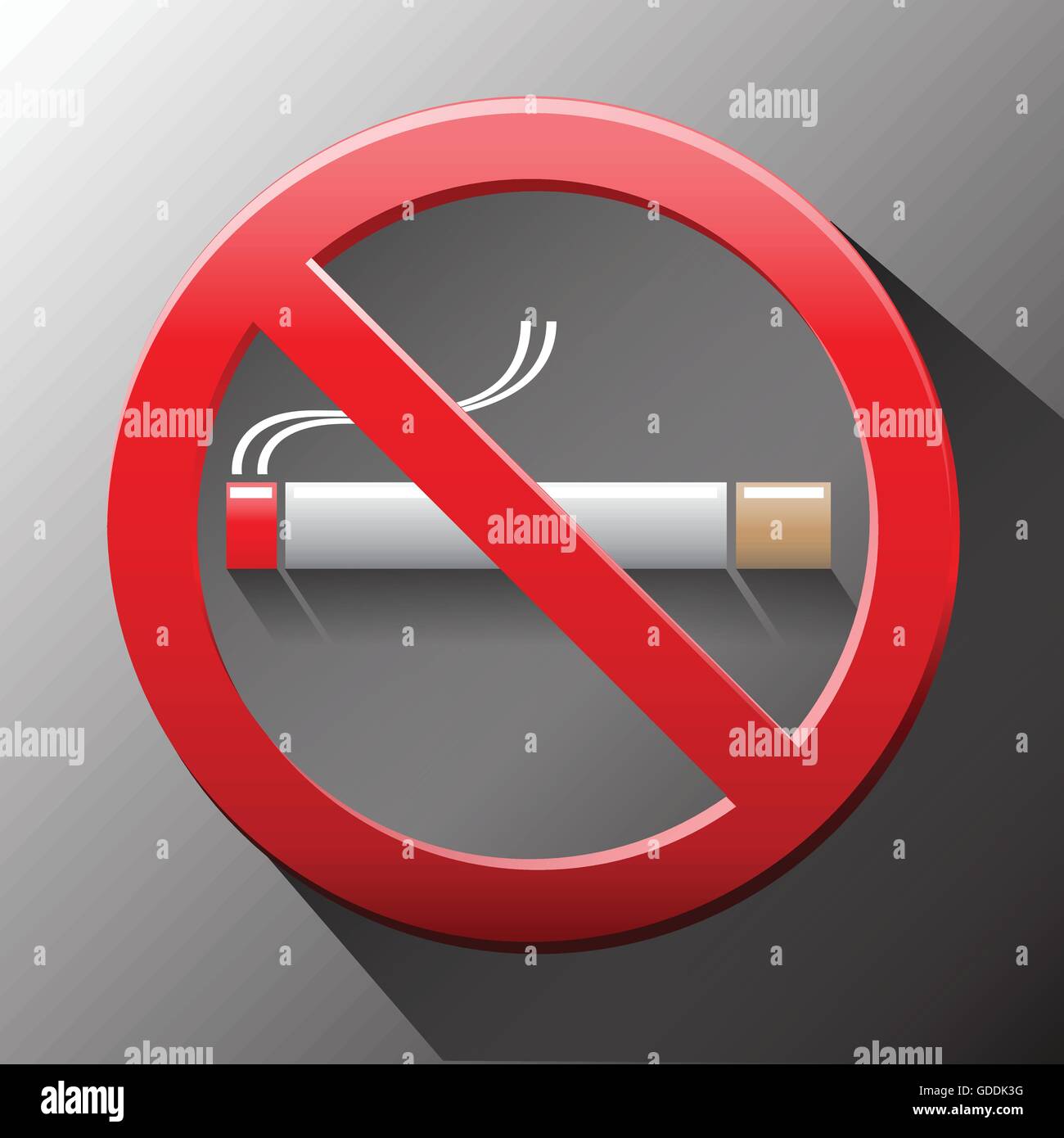 Graphic vector no smoking sign hi-res stock photography and images - Alamy