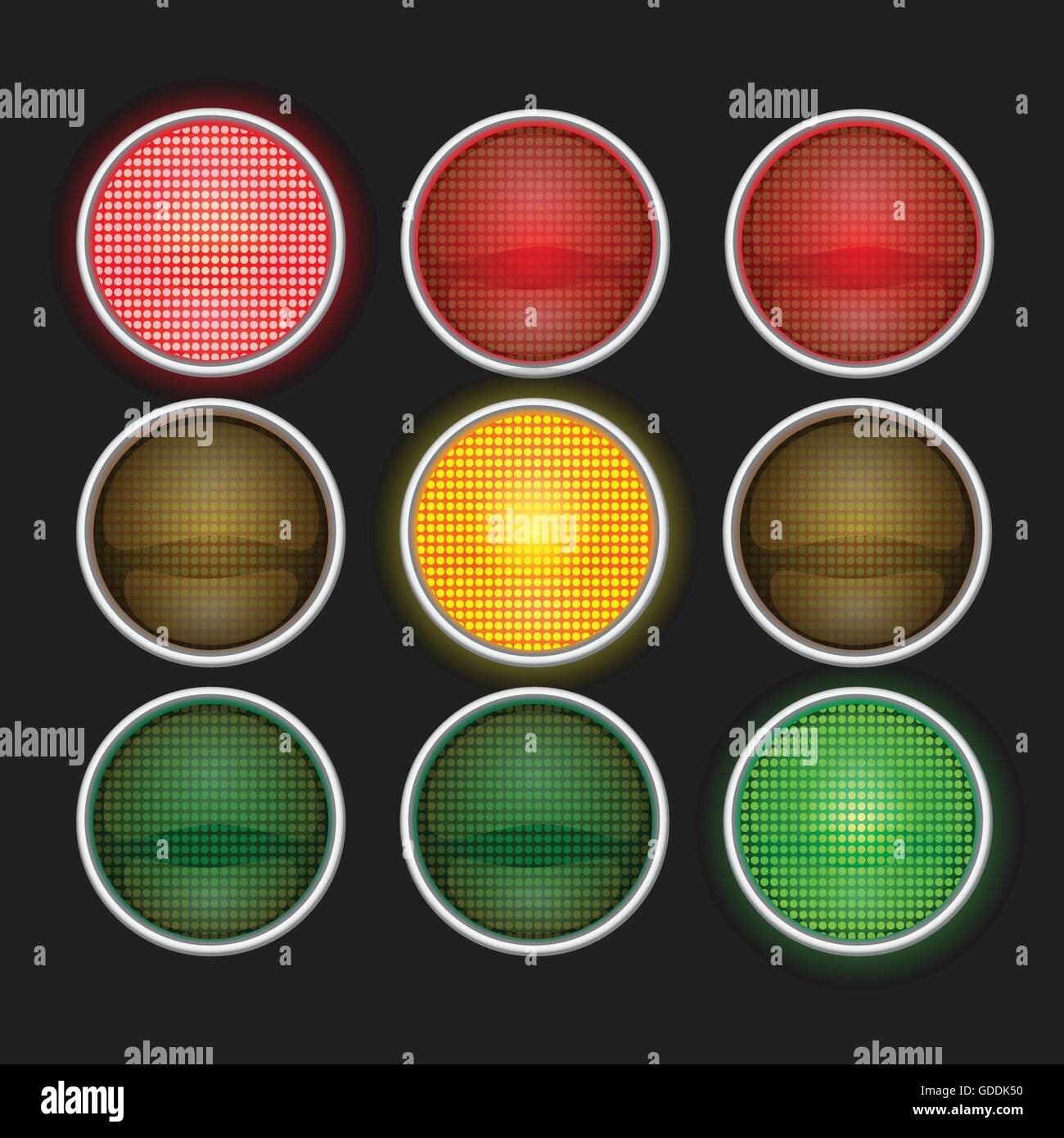 Green button traffic light hi-res stock photography and images - Alamy