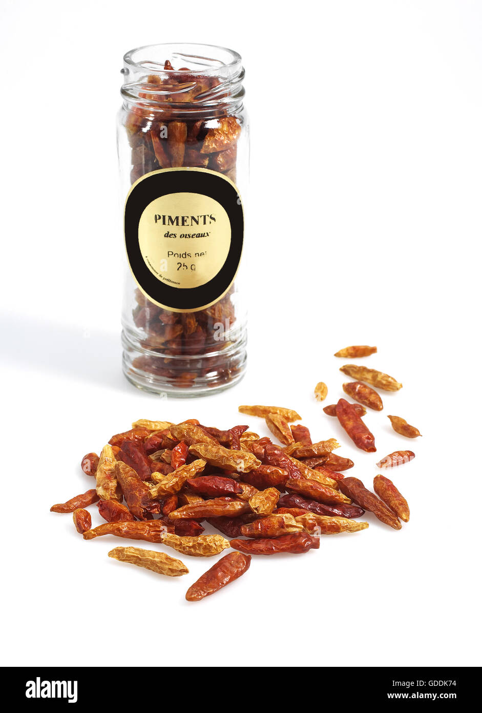 BIRD PEPPER AGAINST WHITE BACKGROUND Stock Photo - Alamy