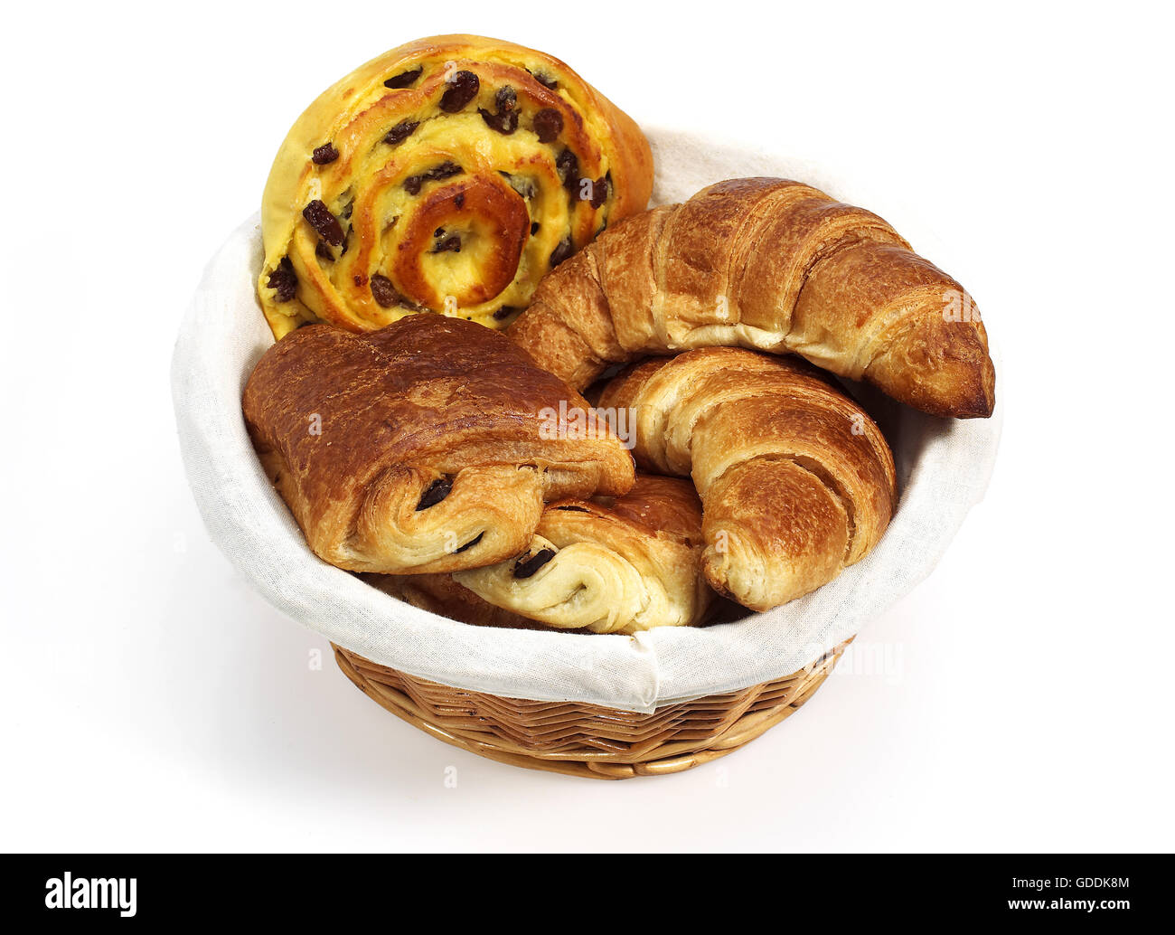 FRENCH SWEET BREADS, CROISSANTS, PAIN AU CHOCOLAT, DANISH PASTRY Stock ...