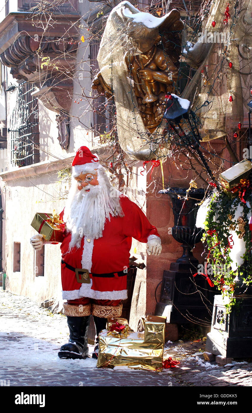 Santa Claus, Alsace in France Stock Photo - Alamy