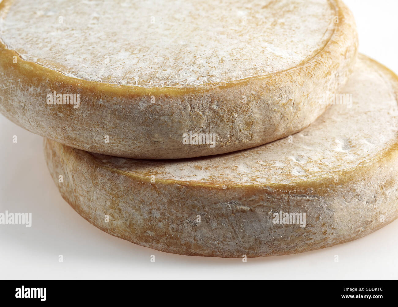 Reblochon, French Mountain Cheese produced from Cow's Milk Stock Photo ...
