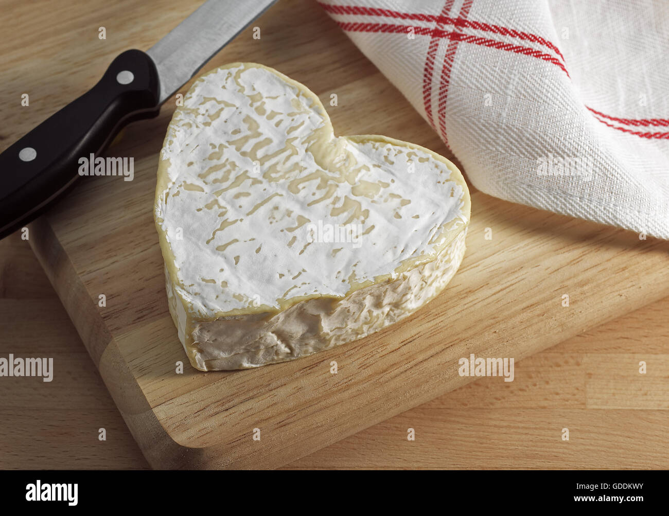 Neufchatel, French Cheese produced in Normandy from Cow's Milk Stock ...