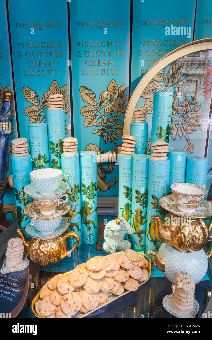 England,London,Piccadilly,Fortnum and Mason Store,Window Display of ...