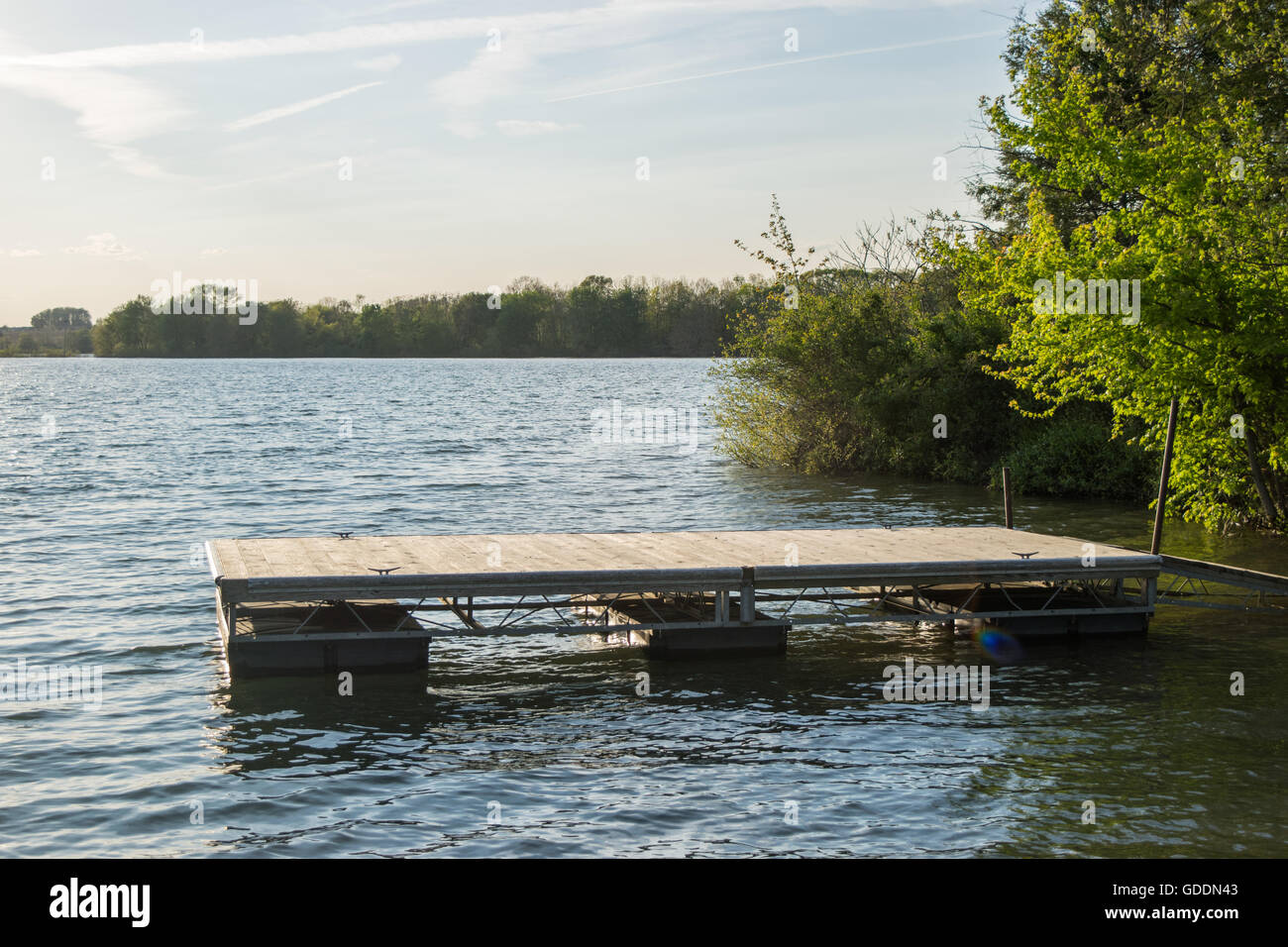 Docking Area and Boat Launch On a Lake in Codorus State Park ...