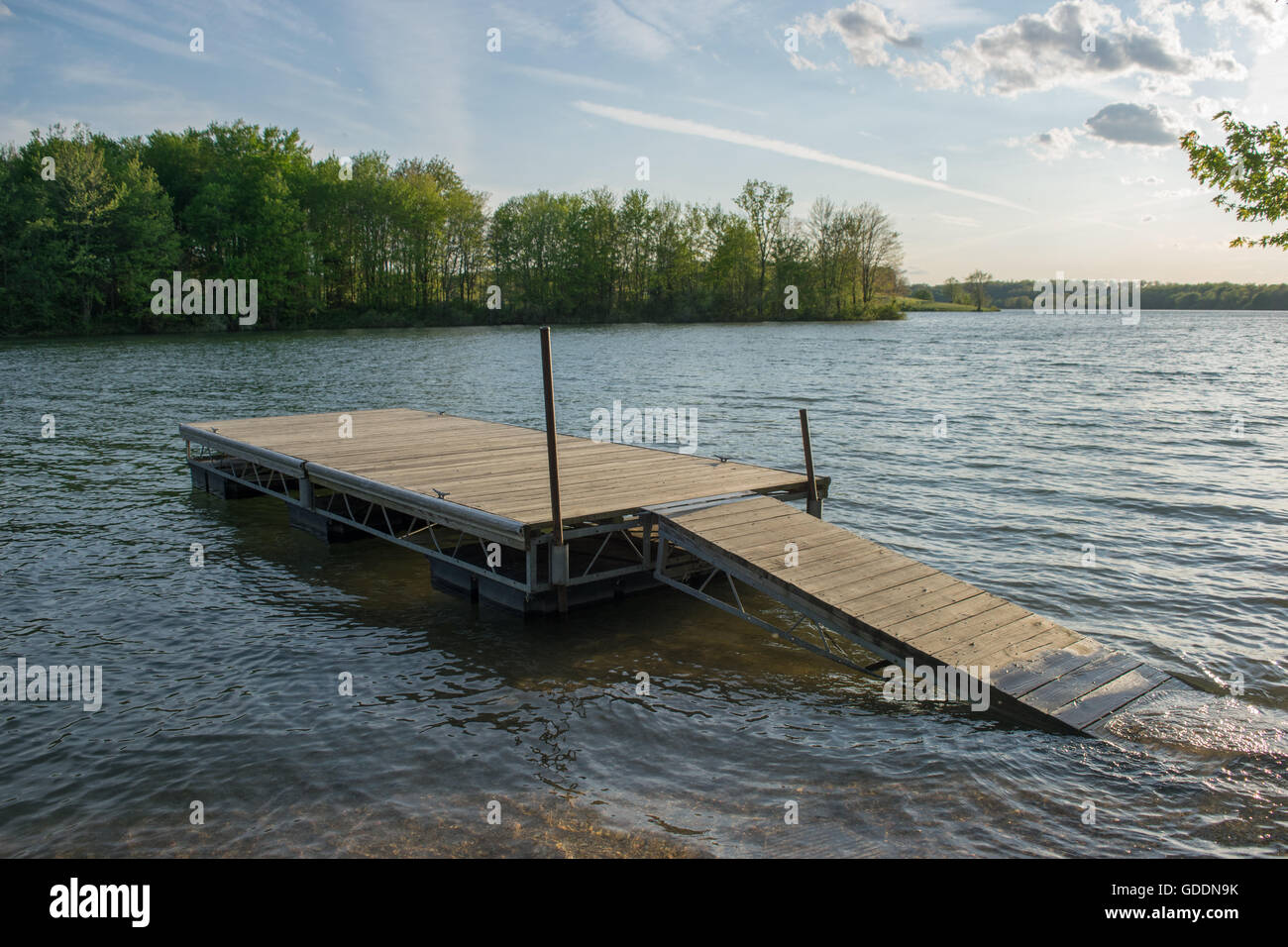 Docking Area and Boat Launch On a Lake in Codorus State Park ...