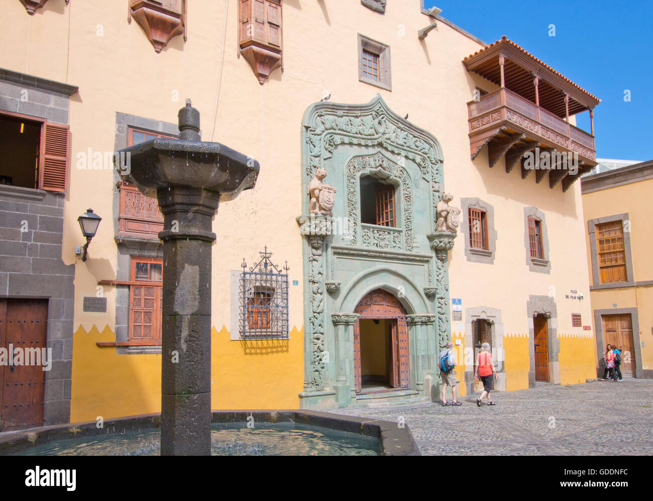 Gran Canaria,Canary islands,Spain,Europe,Las Palmas,Casa de Colon,gate ...