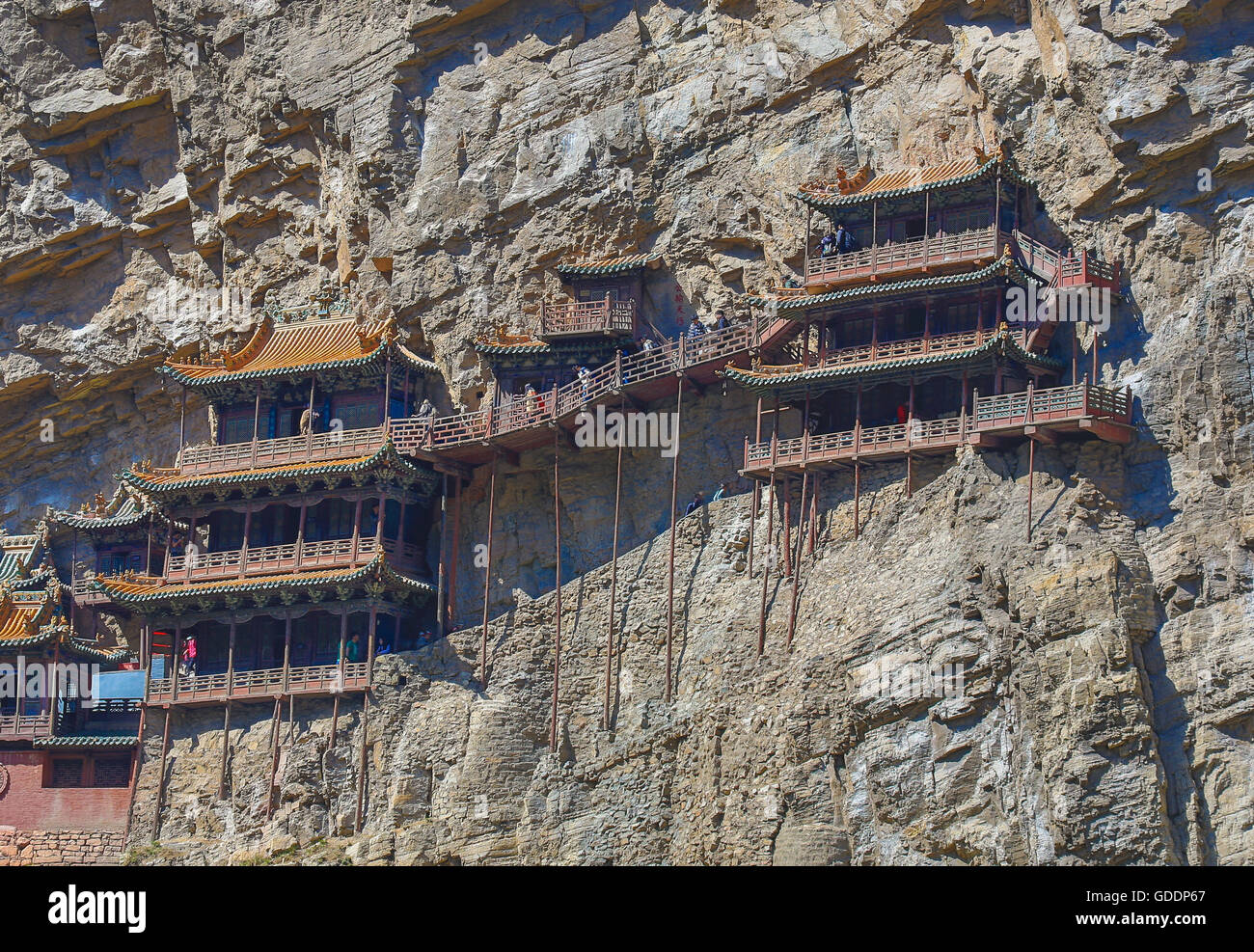 Hanging temple shanxi china hi-res stock photography and images - Alamy