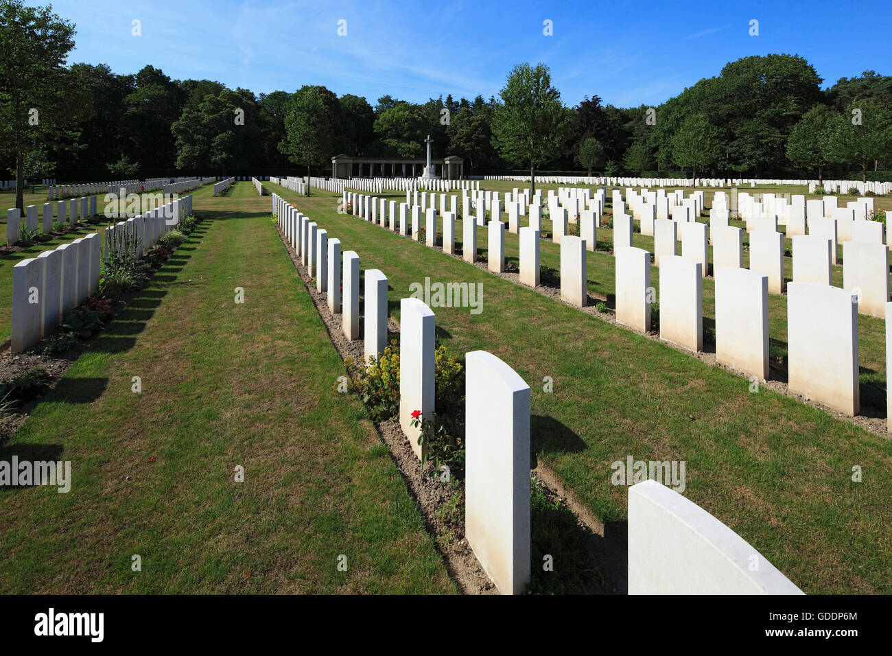 Rheinberg War Cemetery in Rheinberg,Lower Rhine,North Rhine-Westphalia ...