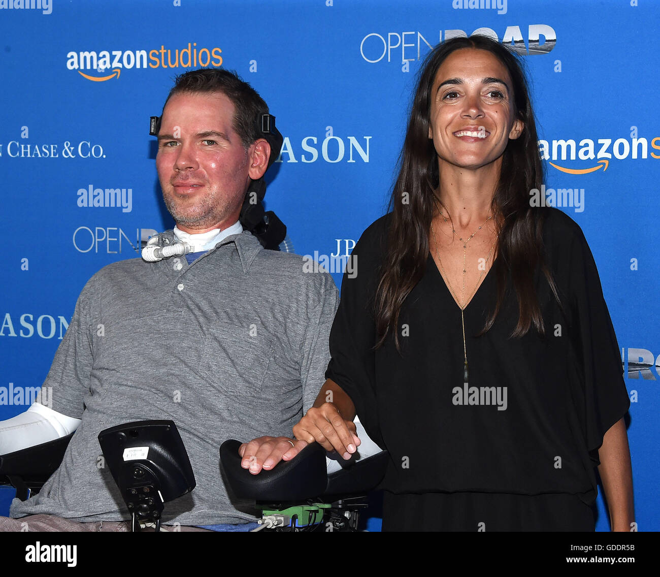 Los Angeles, California, USA. 14th July, 2016. Steve Gleason & Michel ...