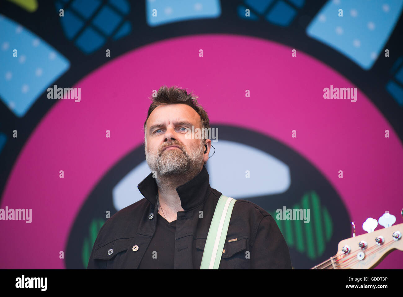 Pori, Finland. 14th July 2016. American singer-songwriter John Grant is ...