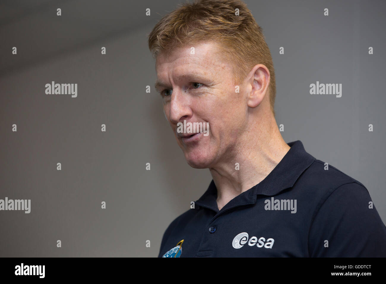 Farnborough, UK. 15th July, 2016. Major Tim Peake attends Farnborough ...
