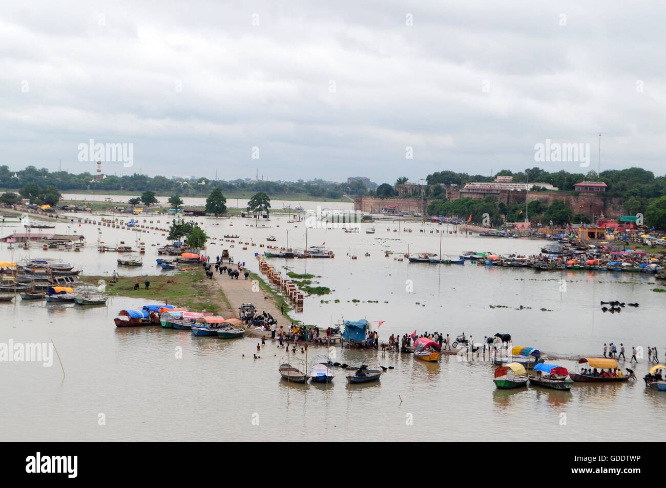 Allahabad, Uttar Pradesh, India. 15th July, 2016. Allahabad: A view of ...