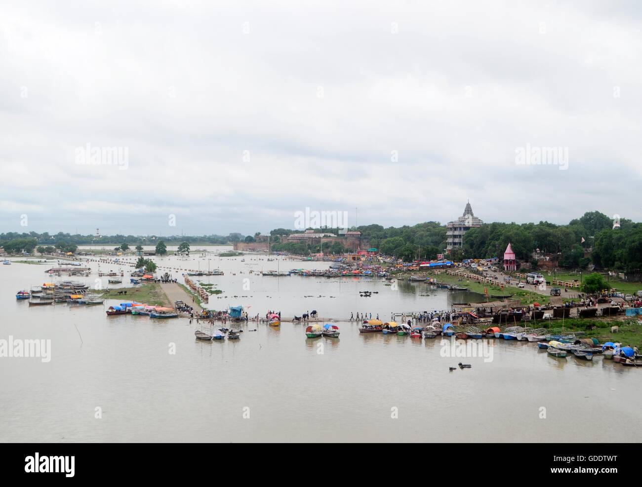 Allahabad, Uttar Pradesh, India. 15th July, 2016. Allahabad: A view of ...