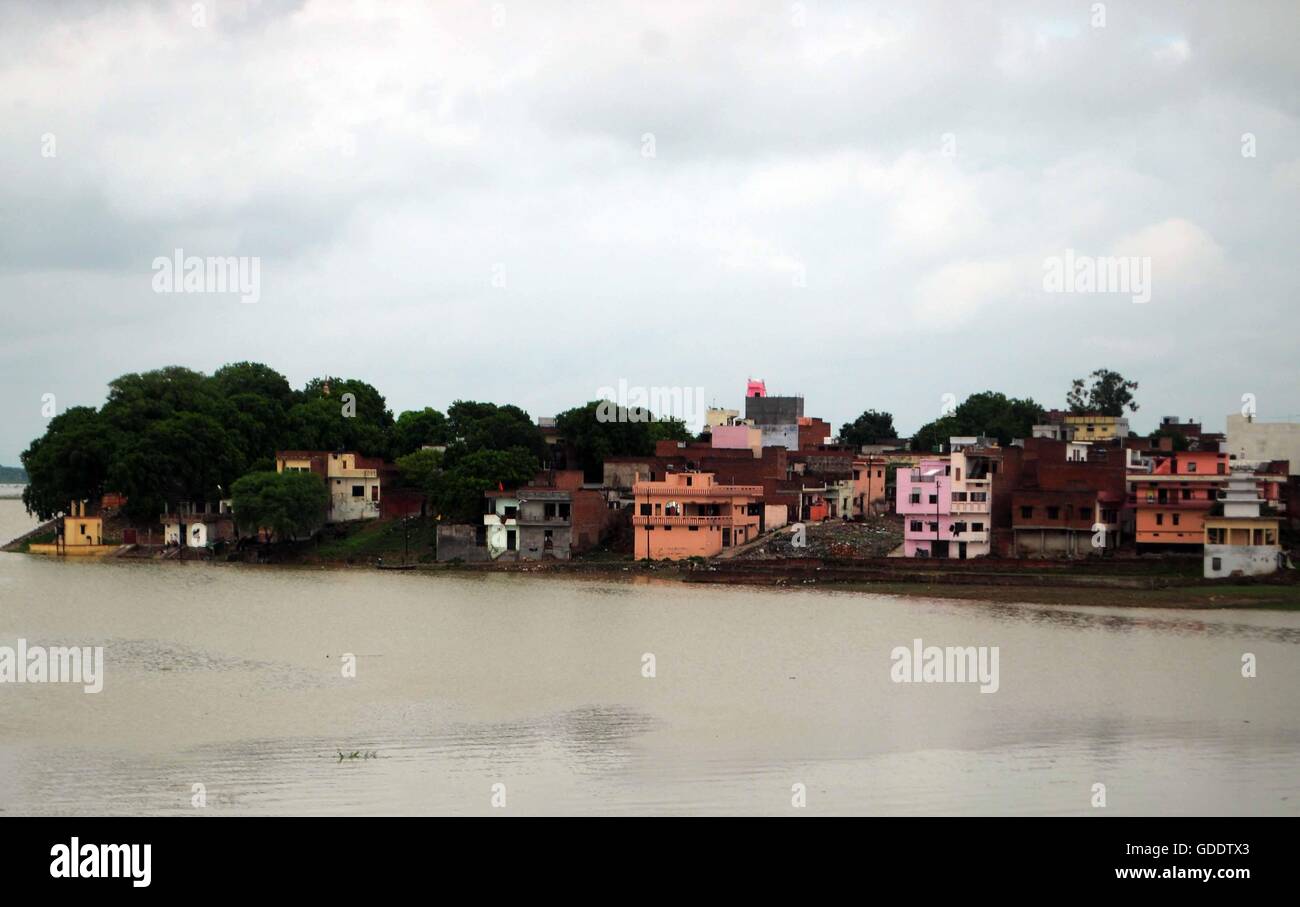 Allahabad, Uttar Pradesh, India. 15th July, 2016. Allahabad: A view of ...