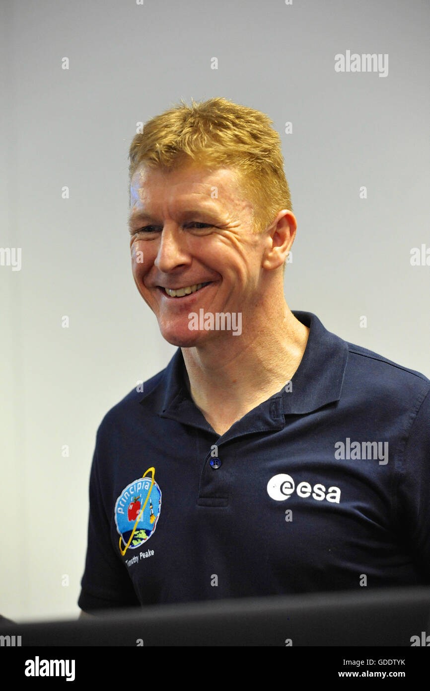 Farnborough, Hampshire, UK. 15th July, 2016. Major Tim Peake (European ...