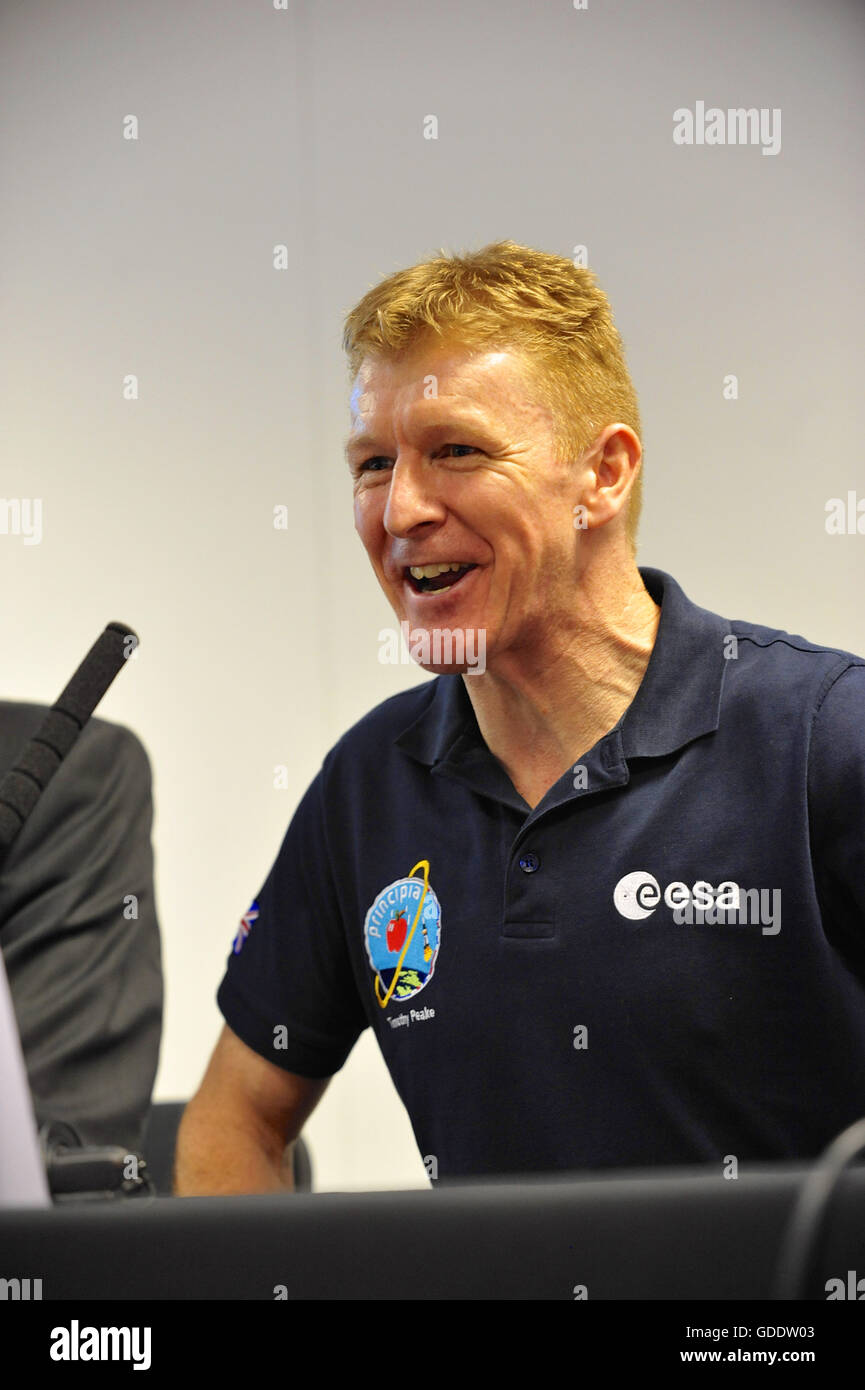 Farnborough, Hampshire, UK. 15th July, 2016. Major Tim Peake (European ...
