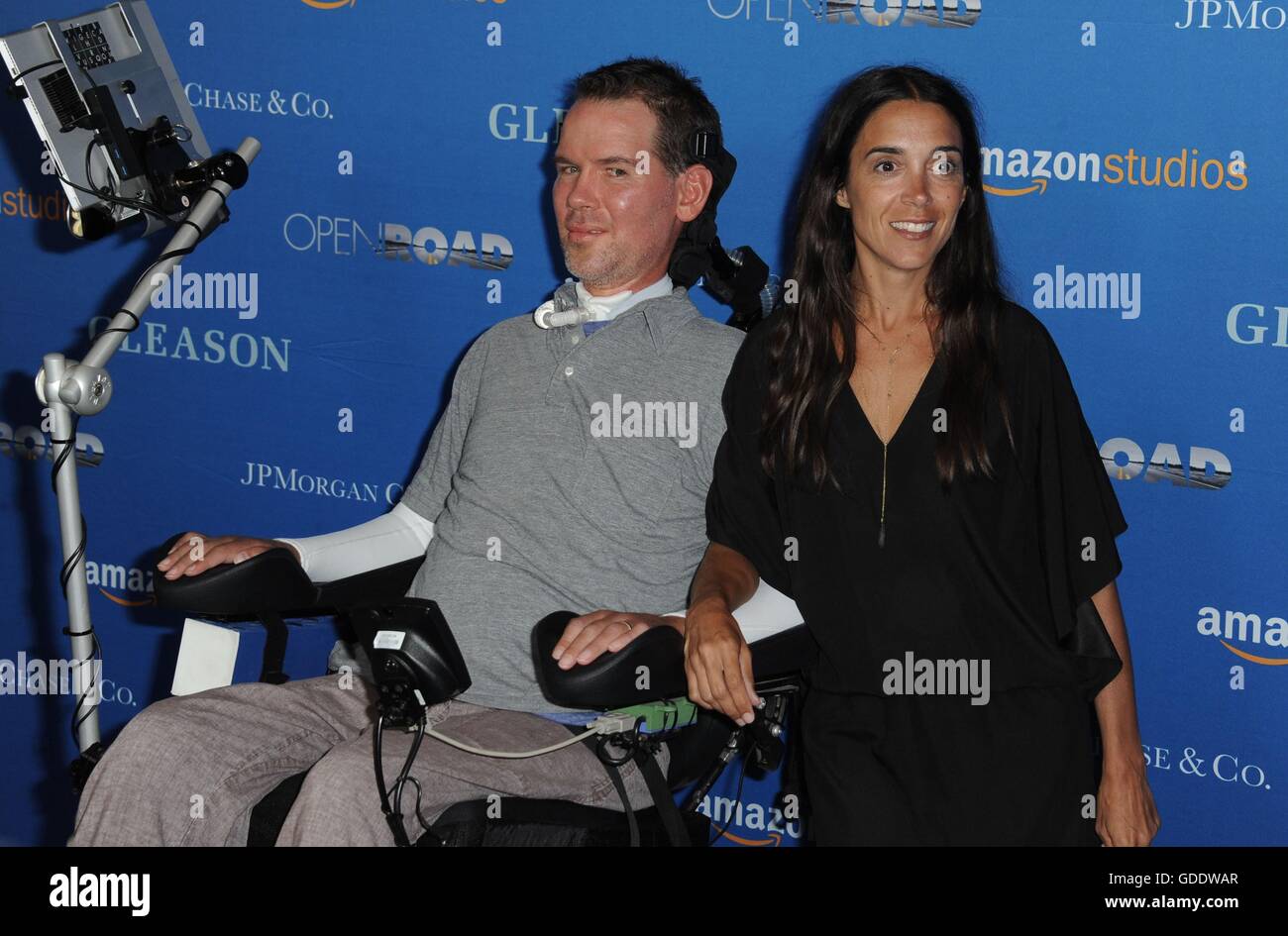 Los Angeles, CA, USA. 14th July, 2016. Steve Gleason, Michel Gleason at ...