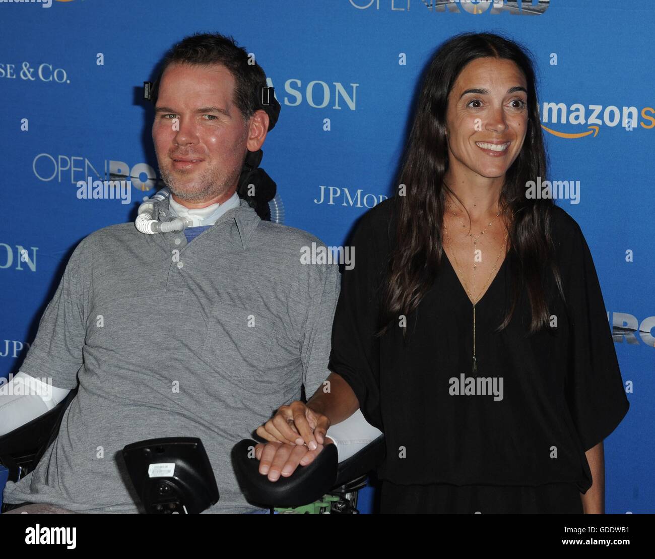 Los Angeles, CA, USA. 14th July, 2016. Steve Gleason, Michel Gleason at ...